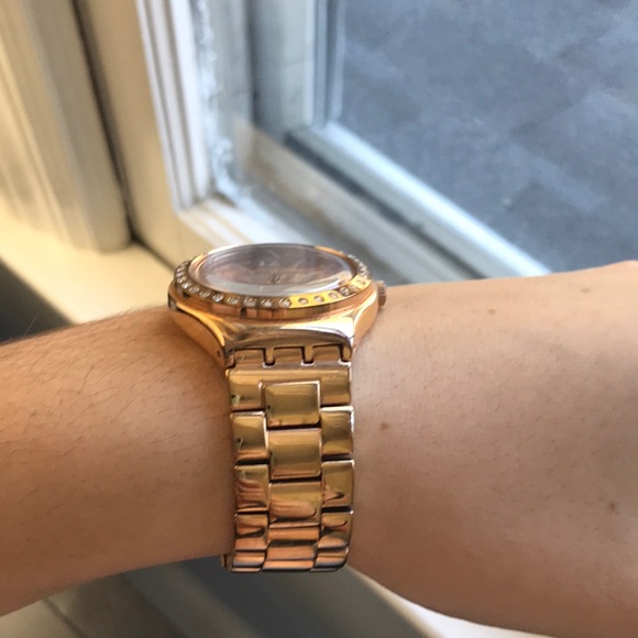 Swatch | Accessories | Swatch Rose Gold Watch | Poshmark